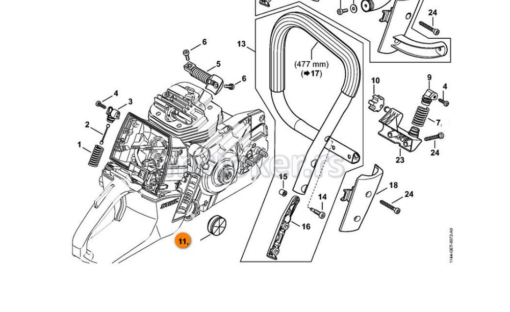 Amortizer MS 261 362 400 441 661 STIHL | MS JOKER
